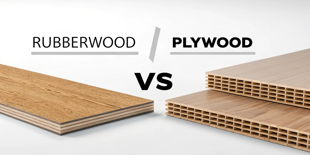 Plywood vs Rubberwood: Key Differences to Help You Decide